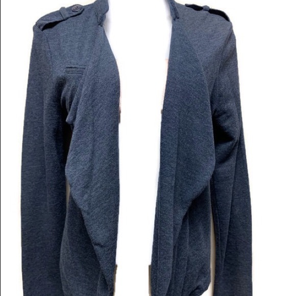 Converse | Sweaters | Converse One Star Navy Blue Open Cardigan M ...